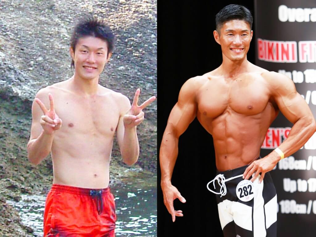 「どれだけ食べても70kgを超えられないほど細身」だった青年が見違えるマッチョに大変身 | FITNESS LOVE(フィットネスラブ)